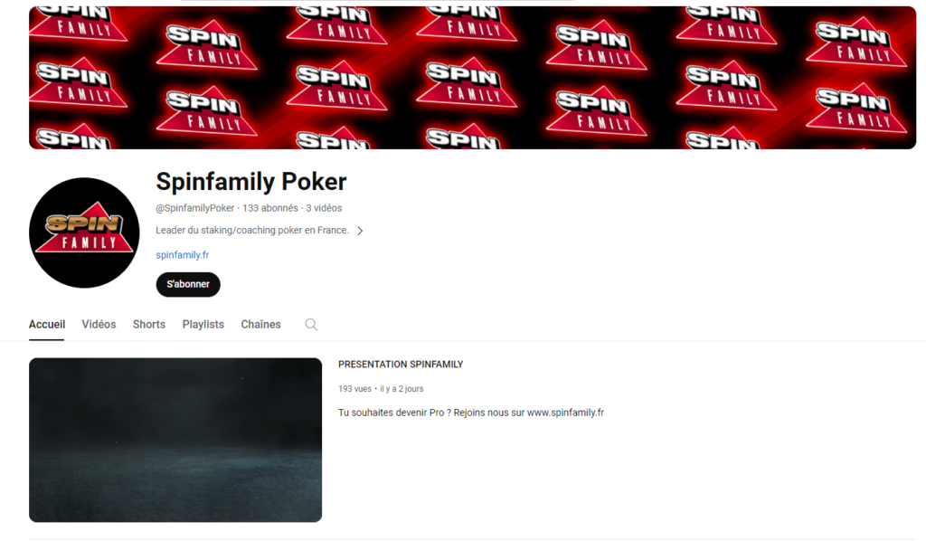 Notre chaine Youtube vient de sortir ! - Spin Family